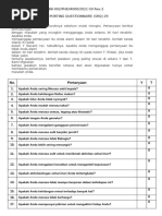 Self Reporting Questionnaire 29 (SRQ 29) | PDF | Pengembangan Diri ...