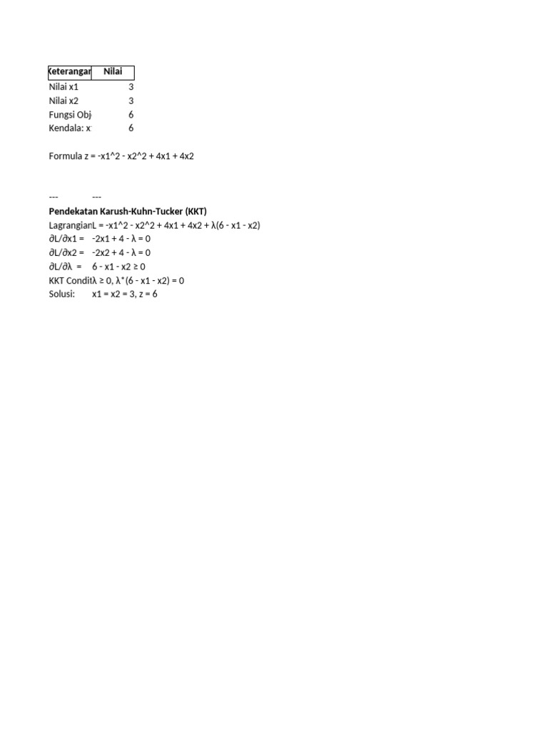 KKT Solver Quadratic Programming Extended | PDF
