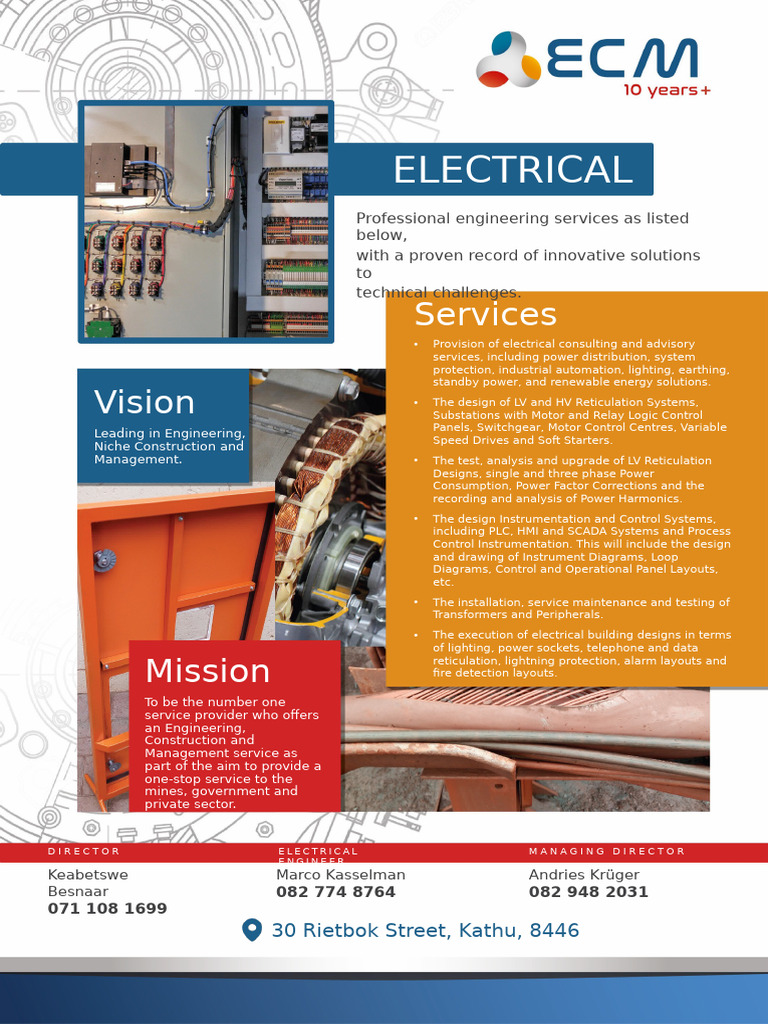 Electrical Flyer A4 | PDF | Electrical Engineering | Electricity
