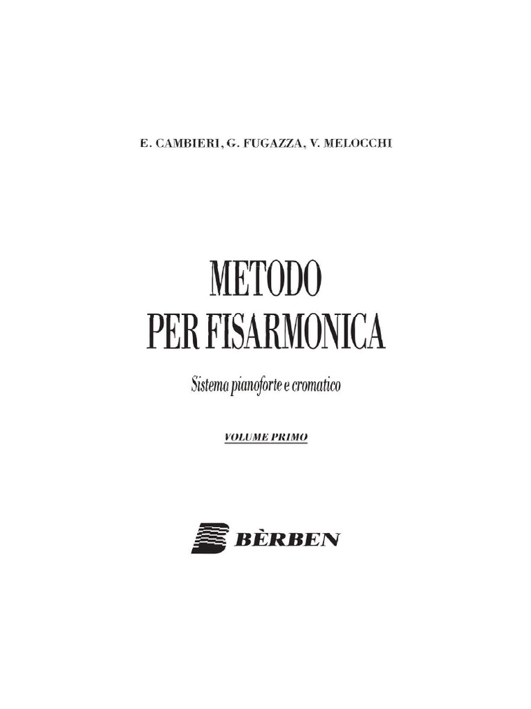 Método Farfisa (indexado con y sin digitación) | PDF | Tecnicas musicales | Teoría musical