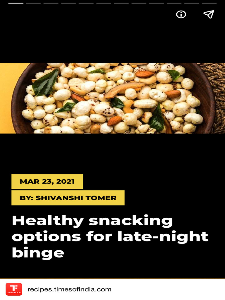 Healthy Snack Recipes Healthy Snacking Options F | PDF