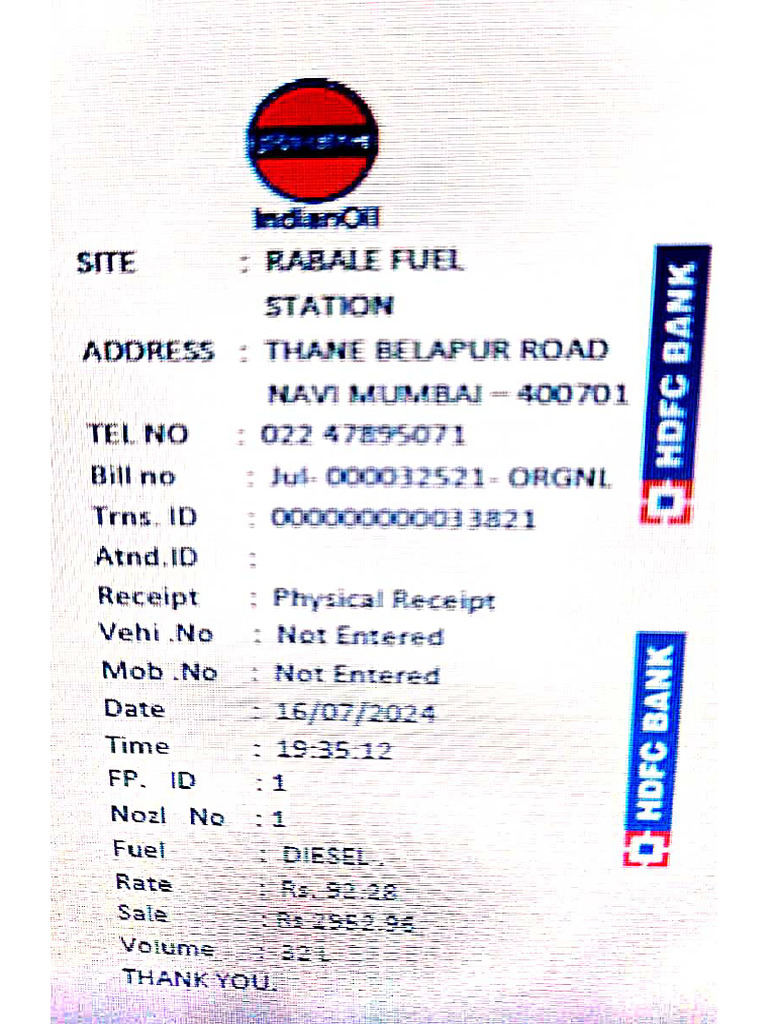 Petrol Bill | PDF