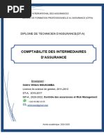 Comptabilité des Assurances en Zone CIMA | PDF | Assurance | Comptabilité