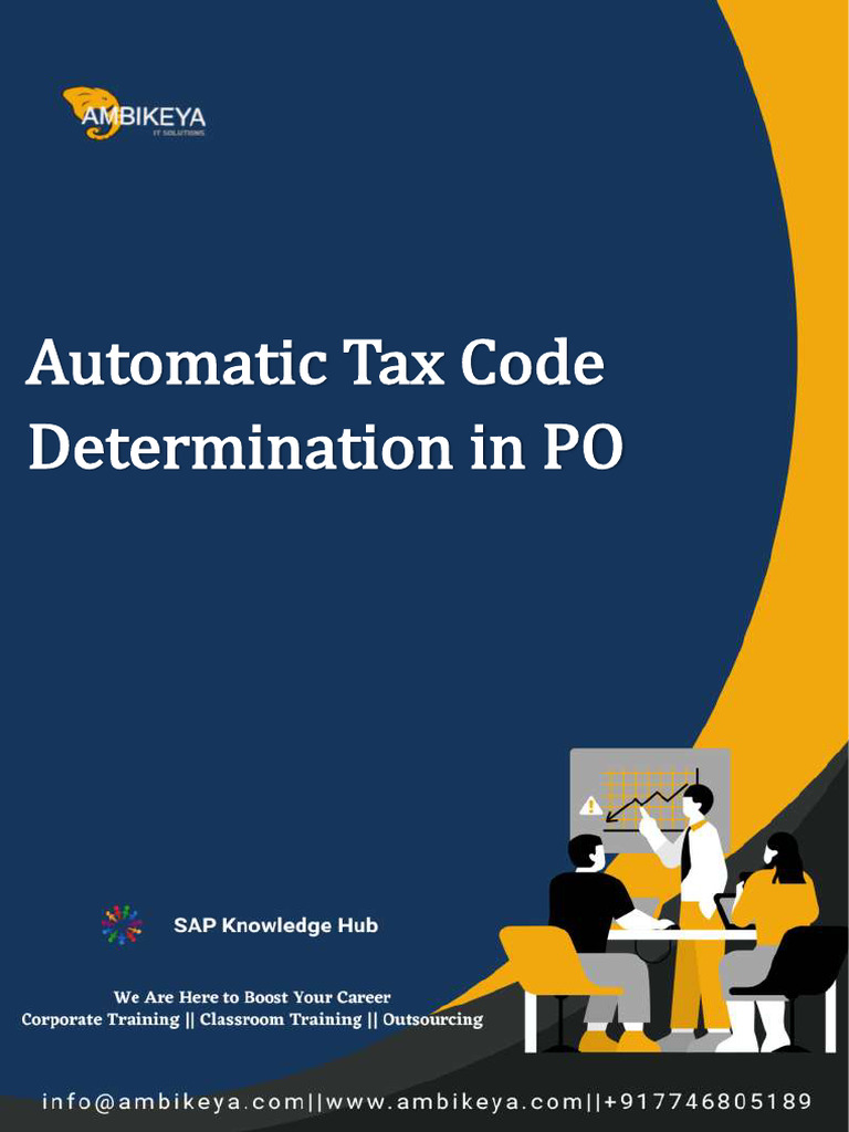 Automatic Tax Code Setup in PO | PDF | Computer Programming | Computing