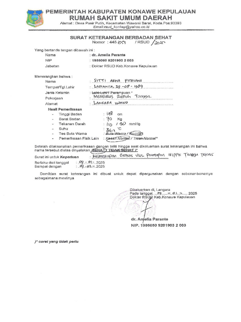 Suket Jasmani & Rohani Sitti Arna Fitriana | PDF