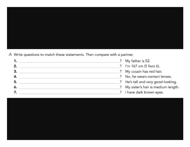 Dalismar Acosta - Description Questions and Answers | PDF