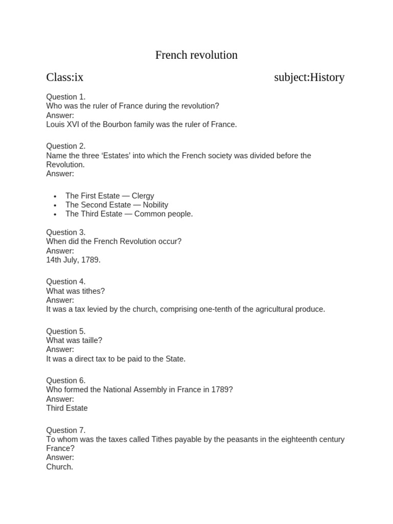 Voting Principles in the Estates General | PDF | French Revolution | Taxes