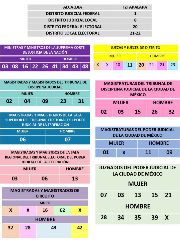 Boleta Electoral 01 06 2025 | PDF