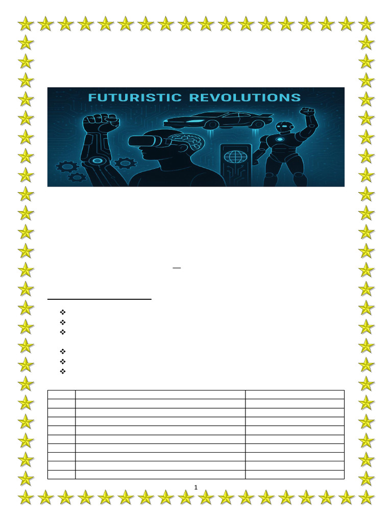 Class X Holiday Homework: Futuristic Projects | PDF | Sustainable ...