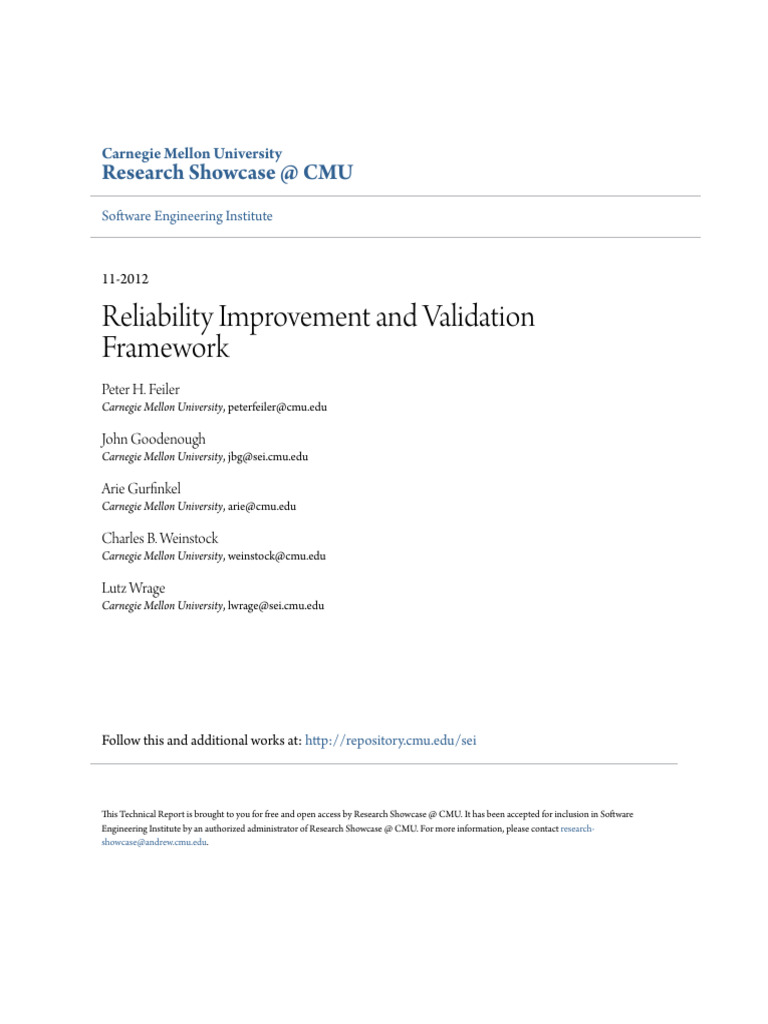 Reliability Improvement and Validation F | PDF | Reliability Engineering | System