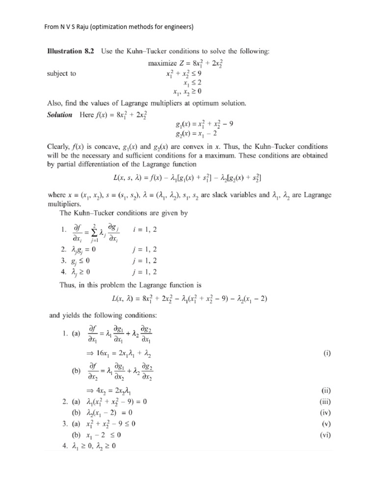 KKT Sol Example | PDF