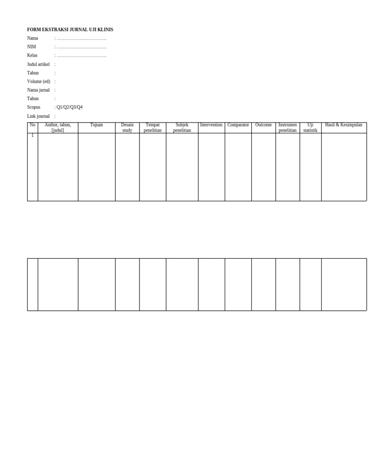 Fej Uji Klinis | PDF