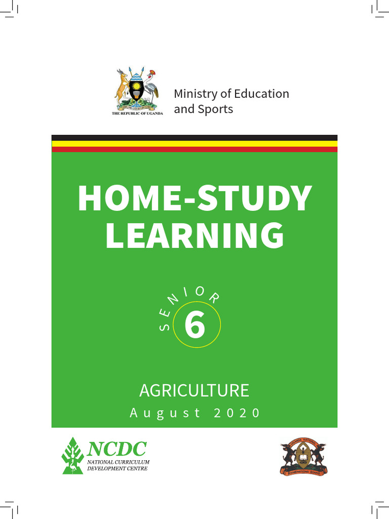 Home-Study Agriculture for Senior Six | PDF | Agriculture | Organic Farming