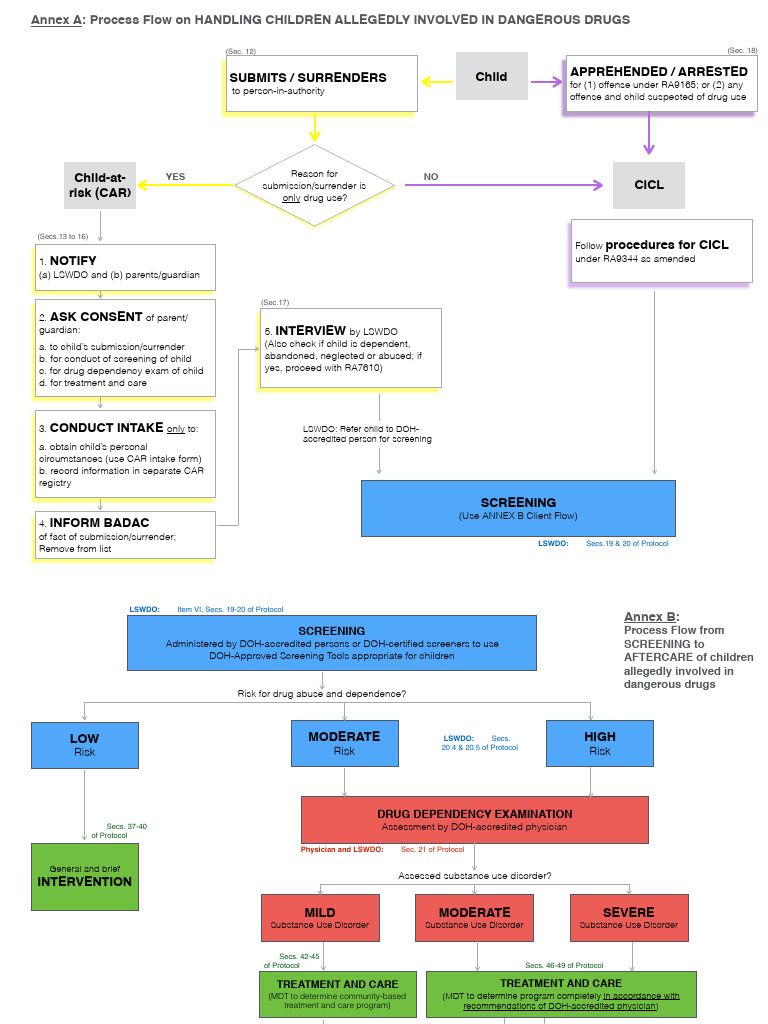 Annexes A and B DDB Reg 6 Revision Flowchart | PDF | Substance Abuse ...