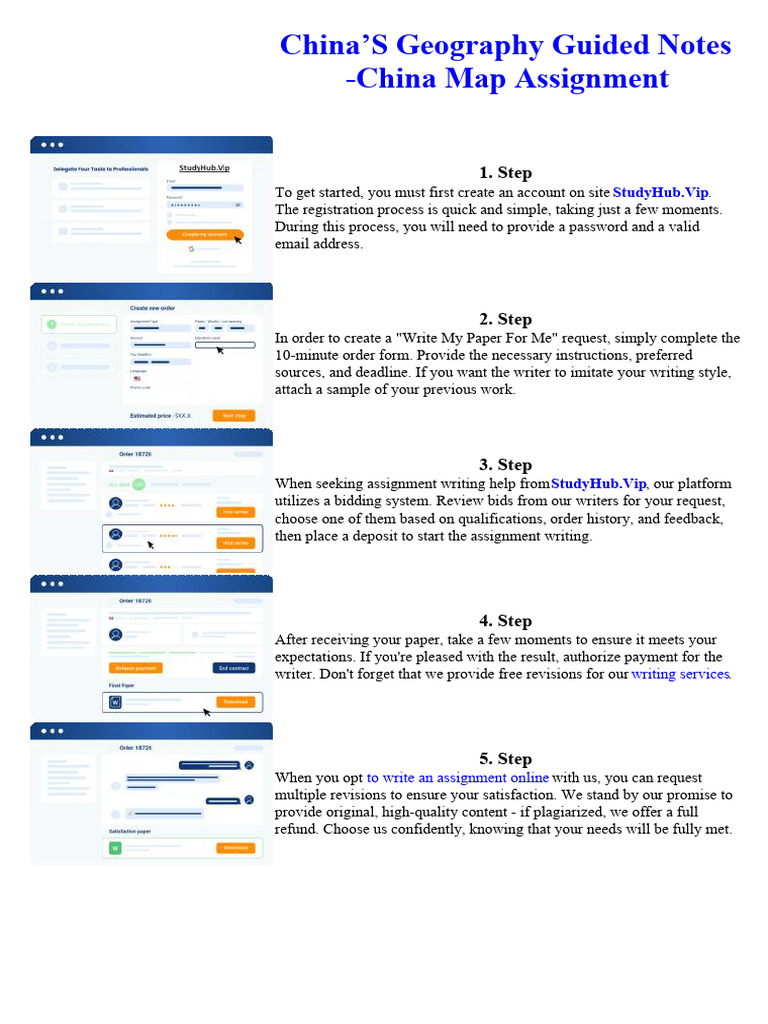 ChinaS Geography Guided Notes - China Map Assignment | PDF | Thomas ...