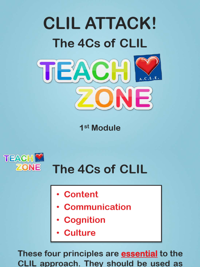 The 4 CLIL Principles | PDF | Thought | Critical Thinking