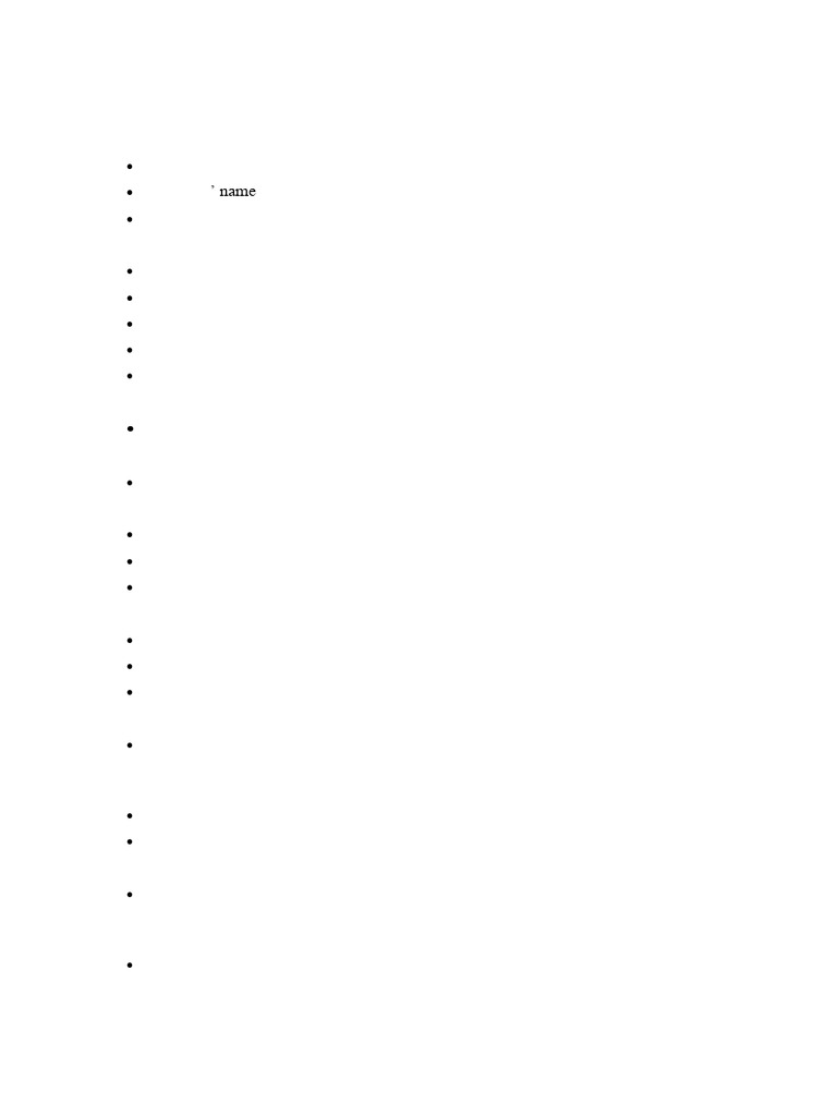 Fieldwork Report Structure | PDF
