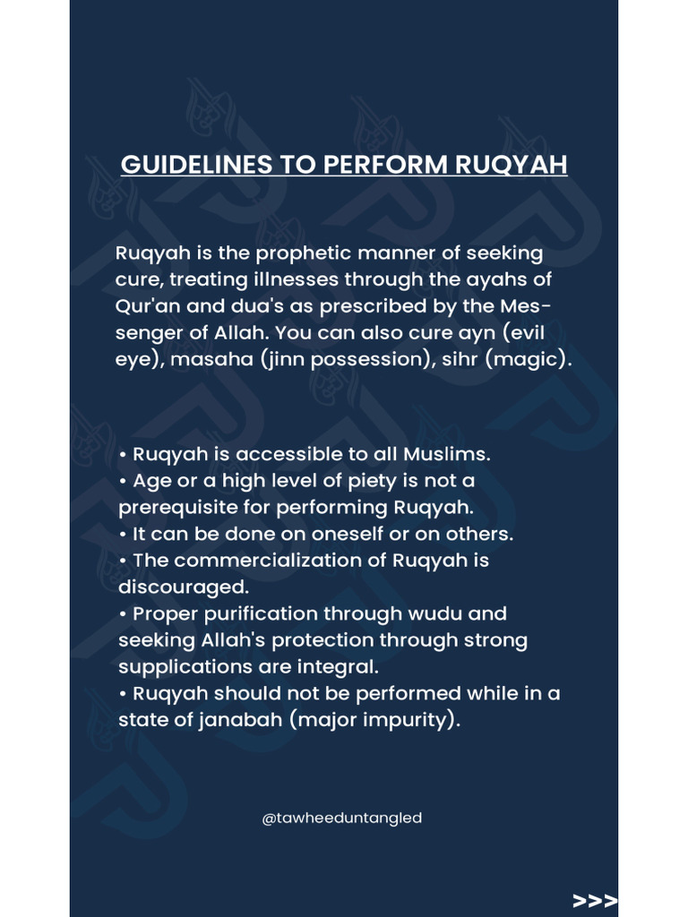 How To Perform Ruqyah | PDF