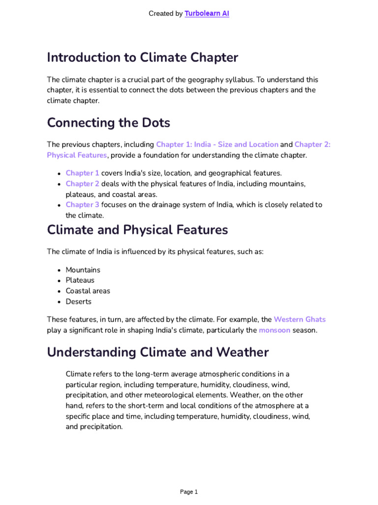 Turbo Learn. Ai Geography | PDF | Precipitation | Wound