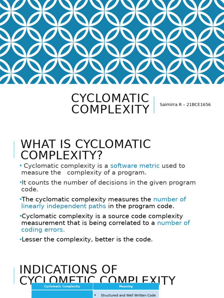 Cyclomatic Complexity | PDF | Combinatorics | Discrete Mathematics