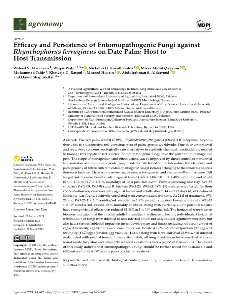 Paper 2 | PDF | Pathogen | Biological Pest Control