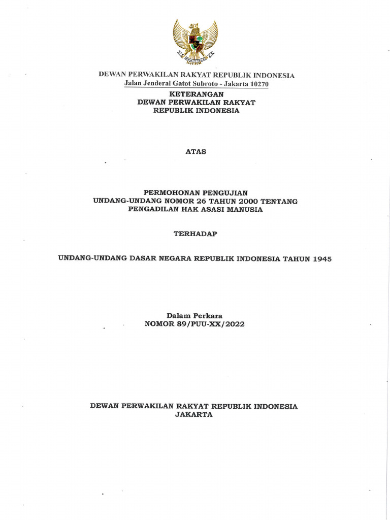 Keterangan Public 551 | PDF