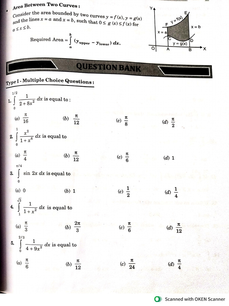 Application of Integrals | PDF
