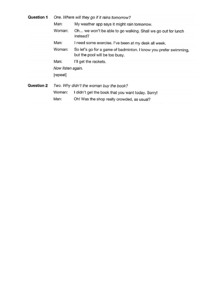 2.listening Transcript t3 | PDF