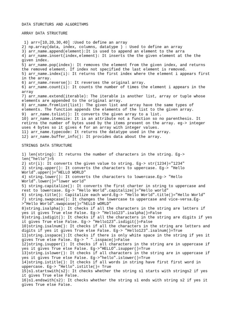 Data Sturctures and Algorithms | PDF | Queue (Abstract Data Type ...