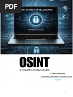 Open Source Intelligence (OSINT) Reporting Template 1 | PDF