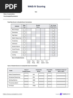 Wais 5 Sample Score Report | PDF | Wechsler Adult Intelligence Scale ...