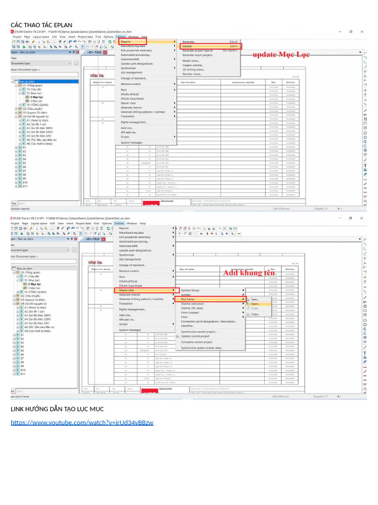 Các Thao Tác Eplan | PDF