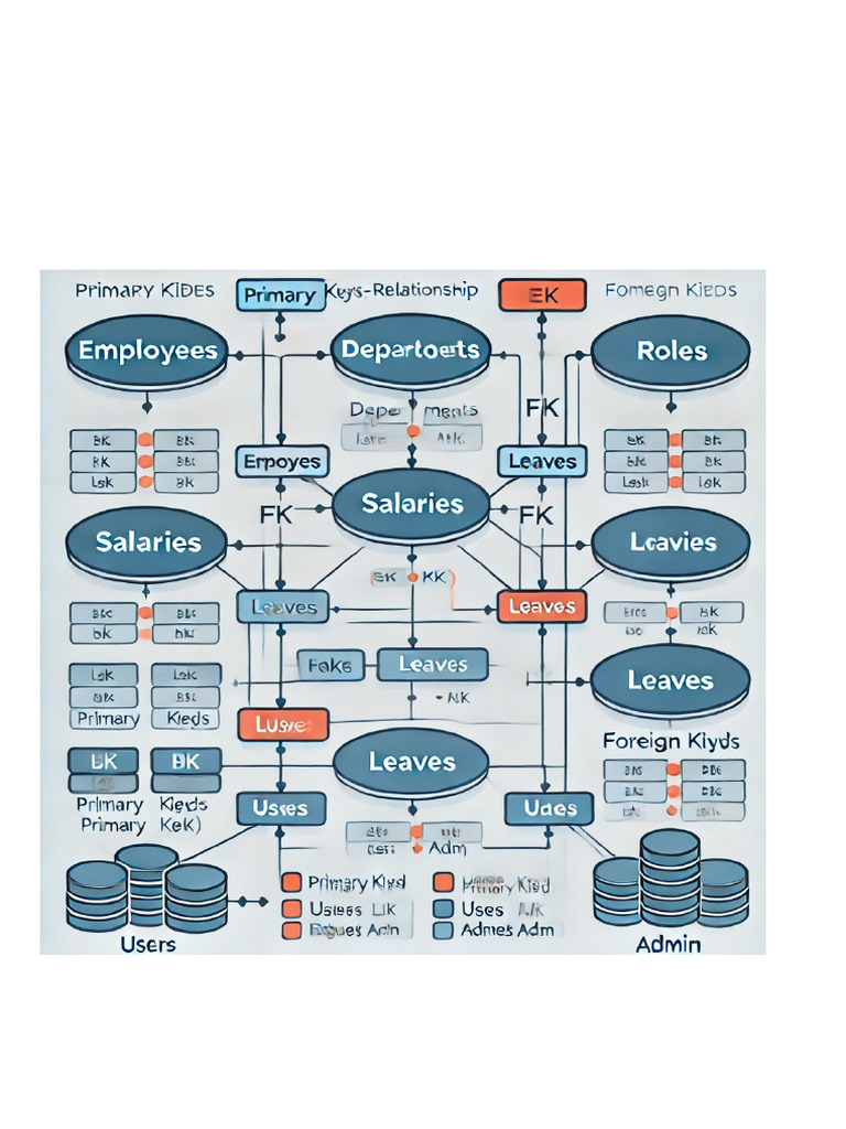 Employee Management System Database Design | PDF | Database Design | Data
