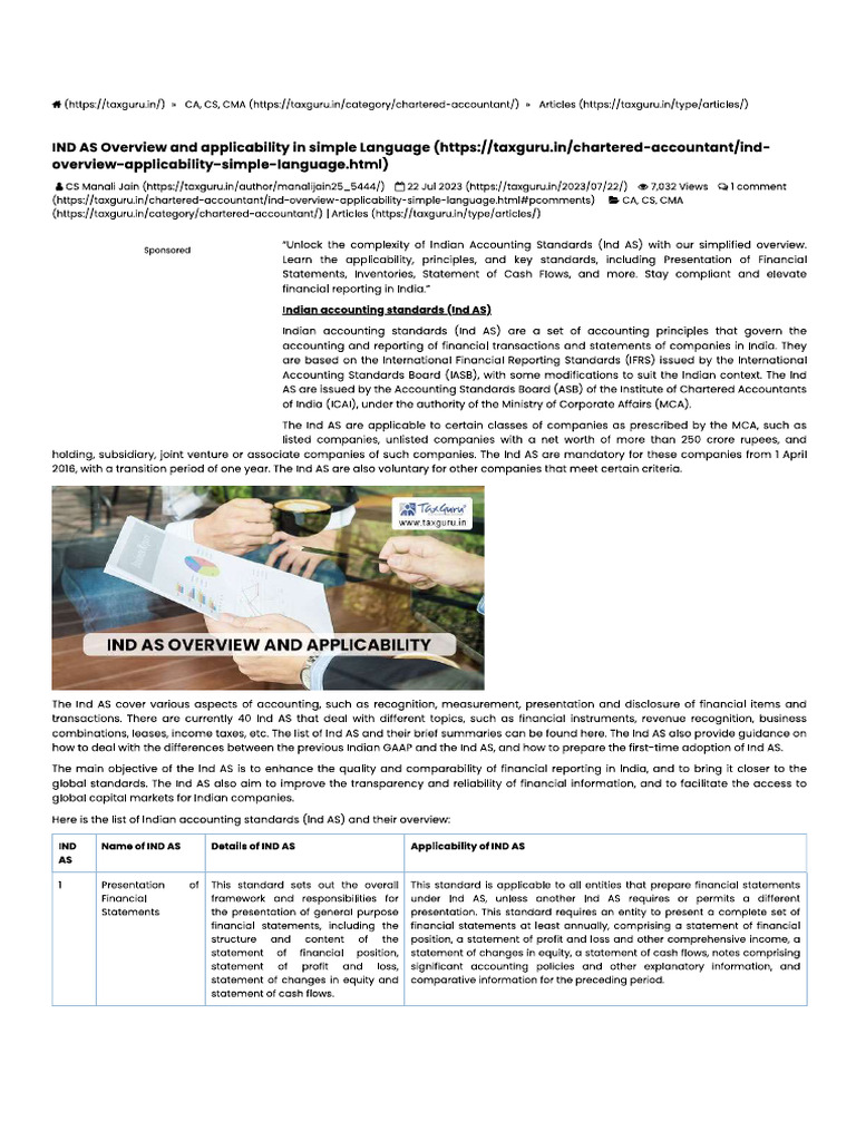 Ind As | PDF