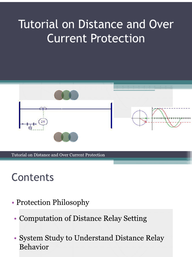 Distance and Overcurrent Protection-1 | PDF