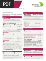 Bupa Cash Plan Benefits Overview | PDF | Patient | Psychotherapy