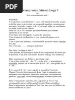 Planches Maçonniques pour Apprentis | PDF | Franc-maçonnerie