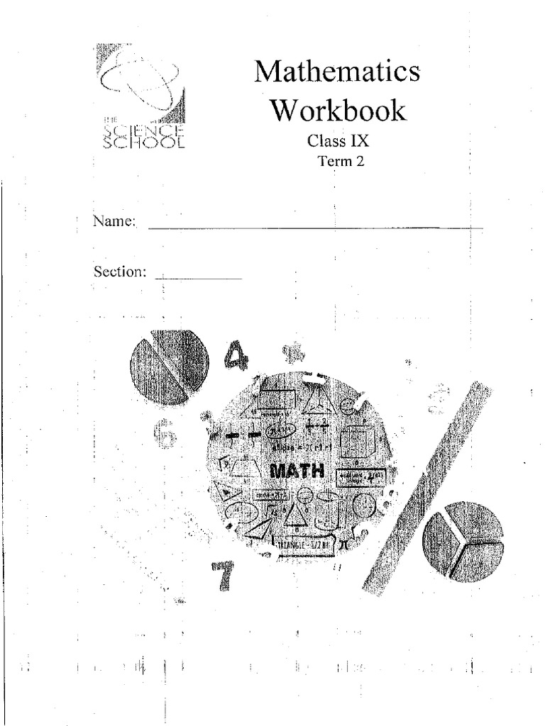 IX Math Work Book Term 2 | PDF