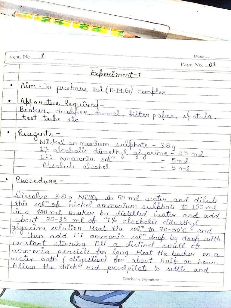 Chemistry 6sem Practical | PDF