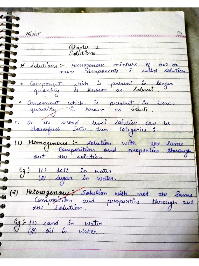 Chemistry Chapter 1 | PDF