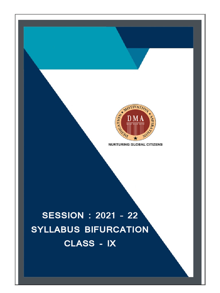 Class IX Syllabus Bifurcation 2021-22 | PDF | Newton's Laws Of Motion | Force