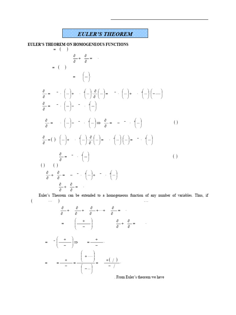 Euler's and Integration | PDF | Integral | Mathematics