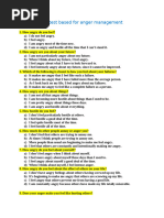 Anger Assessment Questionnaire | PDF | Anger