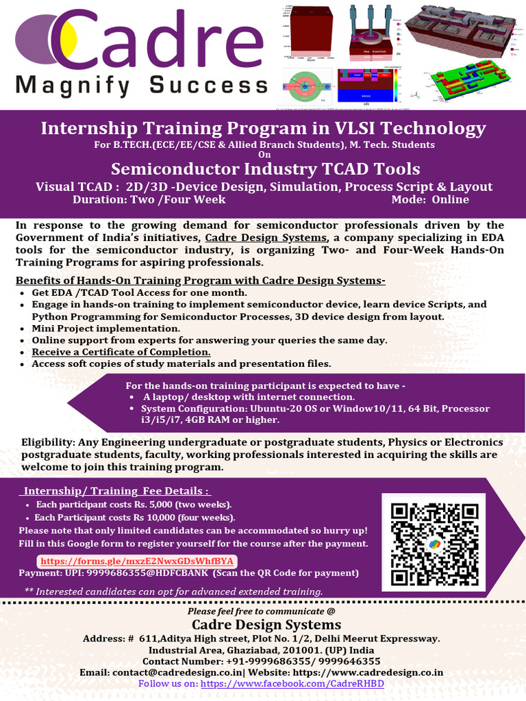 Visual TCAD Internship Training Program | PDF | Computing | Computer ...