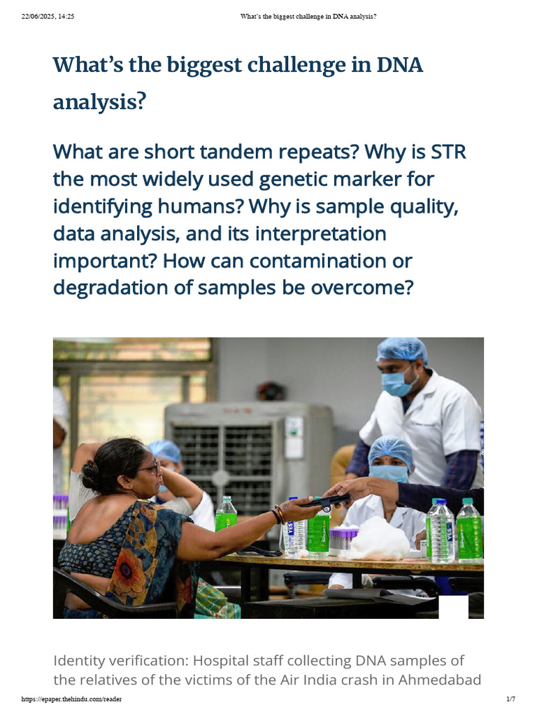 Challenges in DNA Profiling Analysis | PDF | Dna Profiling | Microsatellite