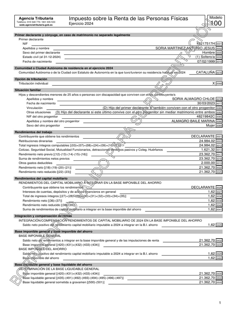 Tax Return Draft | PDF | Ahorro | Finanzas del gobierno