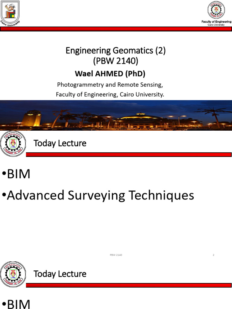 Advanced BIM and Surveying Techniques | PDF | Lidar | Building ...