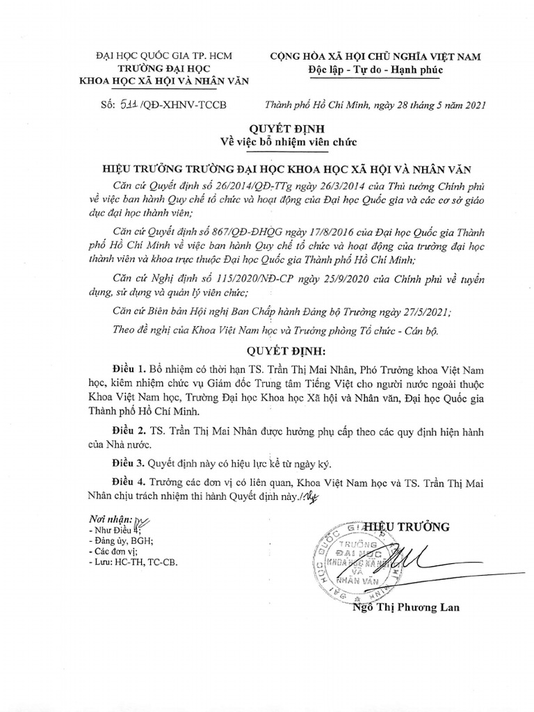 (TCCB) TS Le Van Cong | PDF