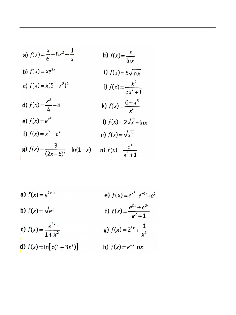 b2 A+b Tareas Ud 6 Derivadas2 | PDF