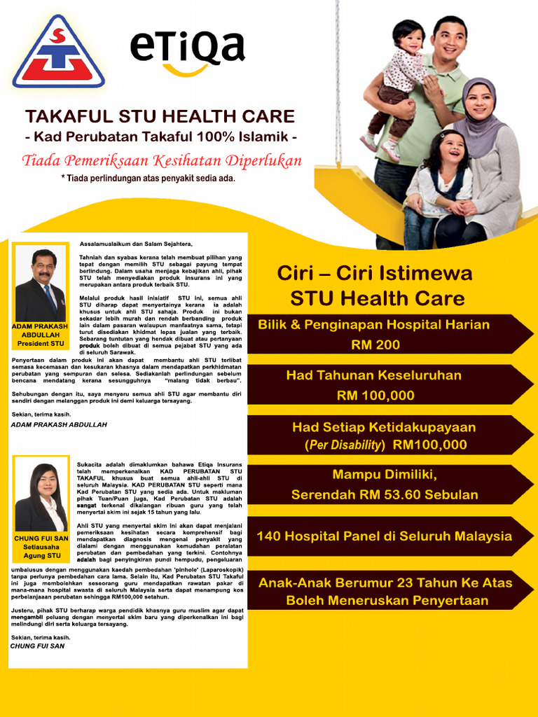 Etiqa Takaful STU Health Care Brochure - Final | PDF